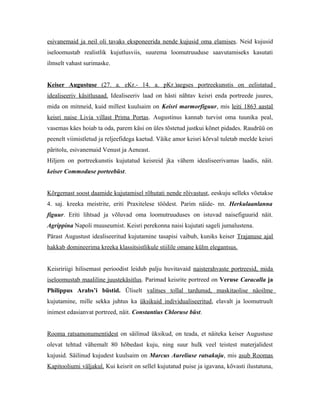 Vana-Rooma skulptuur ja maalikunst | DOC