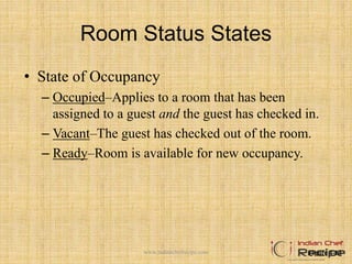 ROOM DESIGNATION IN HOTEL | PPTX