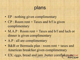 ROOM DESIGNATION IN HOTEL | PPTX