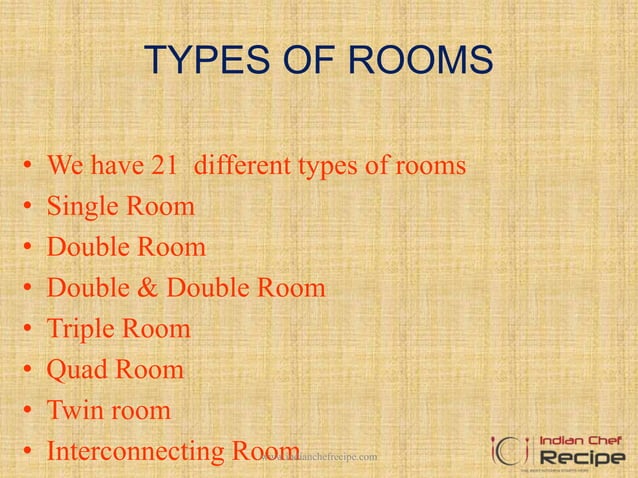 ROOM DESIGNATION IN HOTEL | PPTX