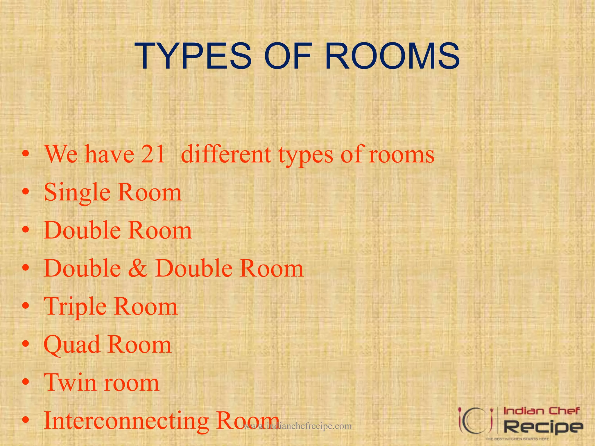 ROOM DESIGNATIONS | PPTX