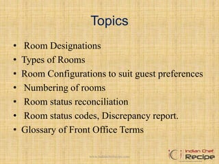 ROOM DESIGNATIONS | PPTX