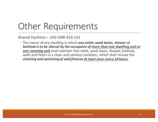 Massachusetts Rooming House License | PPT