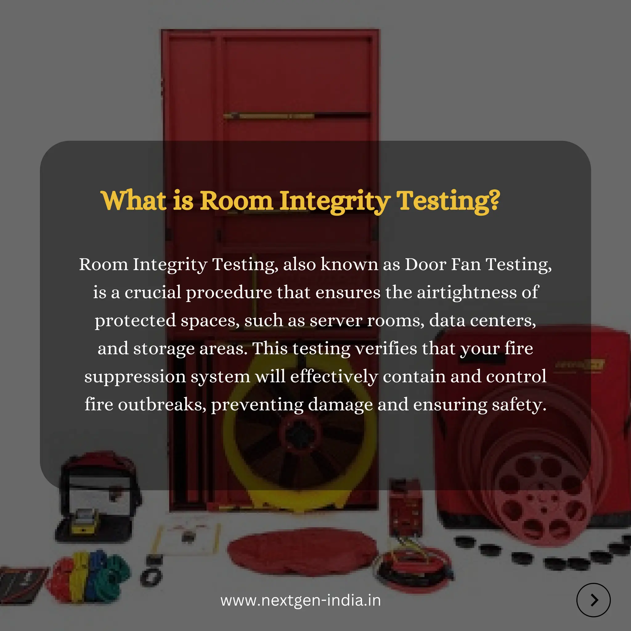 Room Integrity Testing services in India- Next Gen | PDF