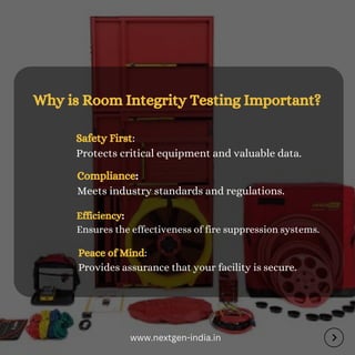 Room Integrity Testing services in India- Next Gen | PDF