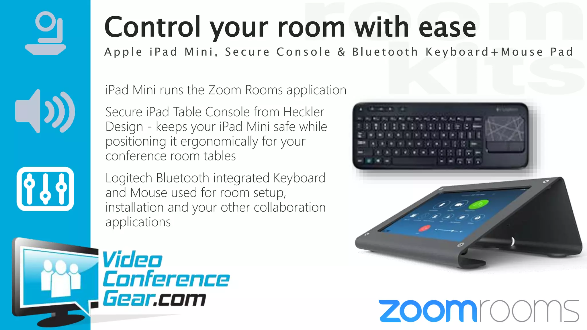Zoom Rooms Kit featuring Logitech | PPT