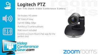 Zoom Rooms Kit featuring Logitech | PPT