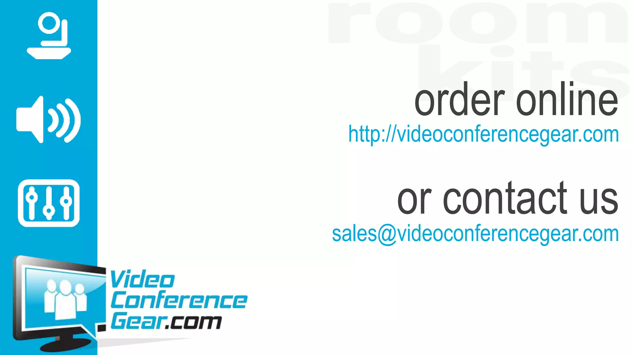 Zoom Rooms kit for large conference room with Logitech | PPT