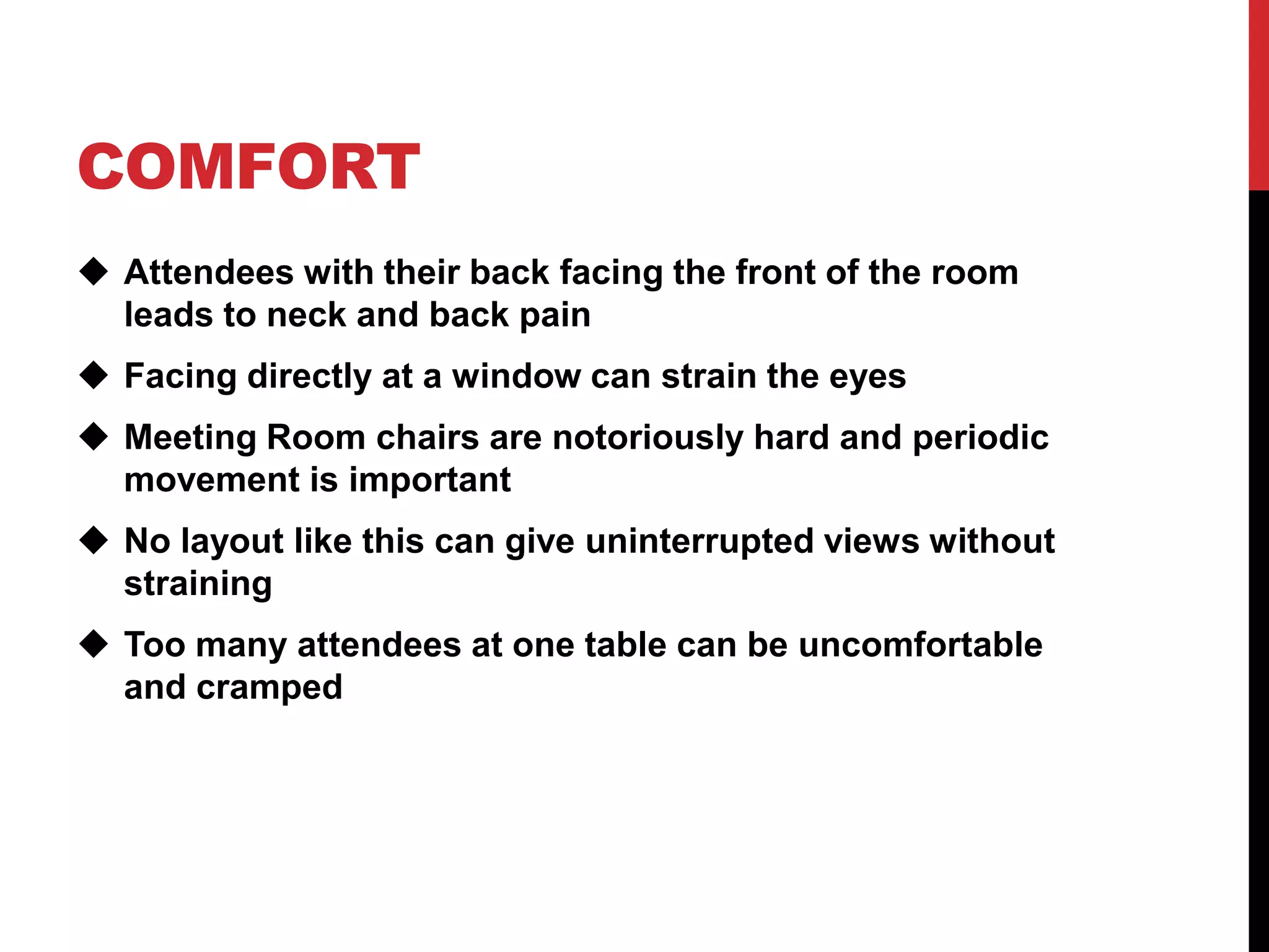 Meeting Room Layout Considerations | PPTX