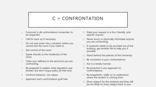 Roommate Confrontation and Mediation at UE | PPTX
