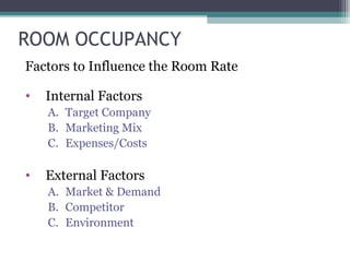 Room rate.determination | PPT