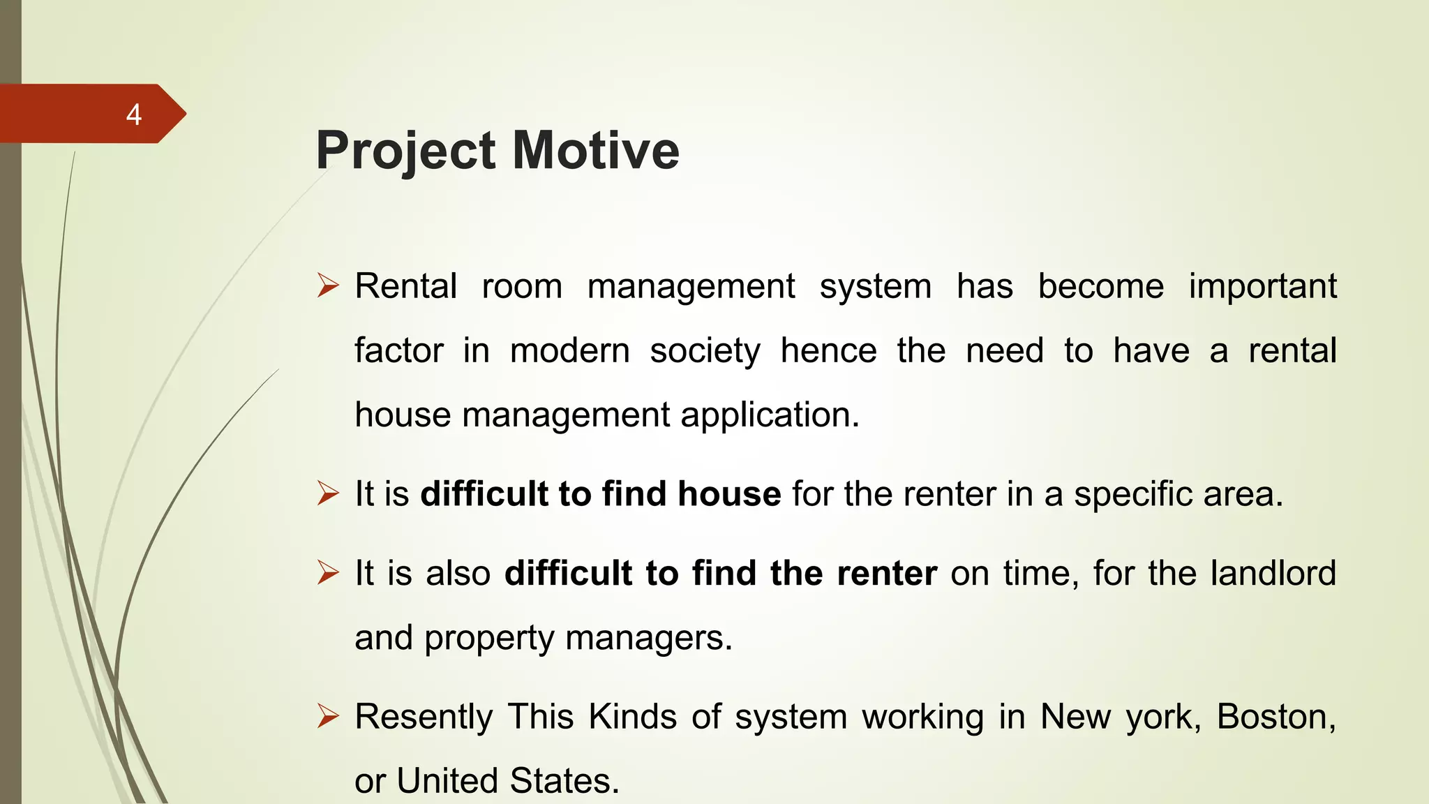 Room rental system | PPTX