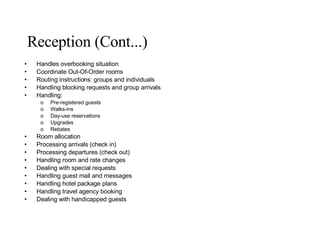 Rooms Division | PPT