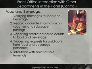 Rooms Division operation in hospitality 2 | PPT
