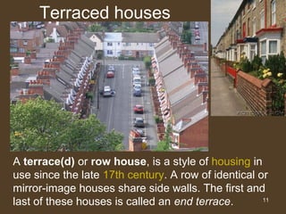 Rooms and types of houses | PPT