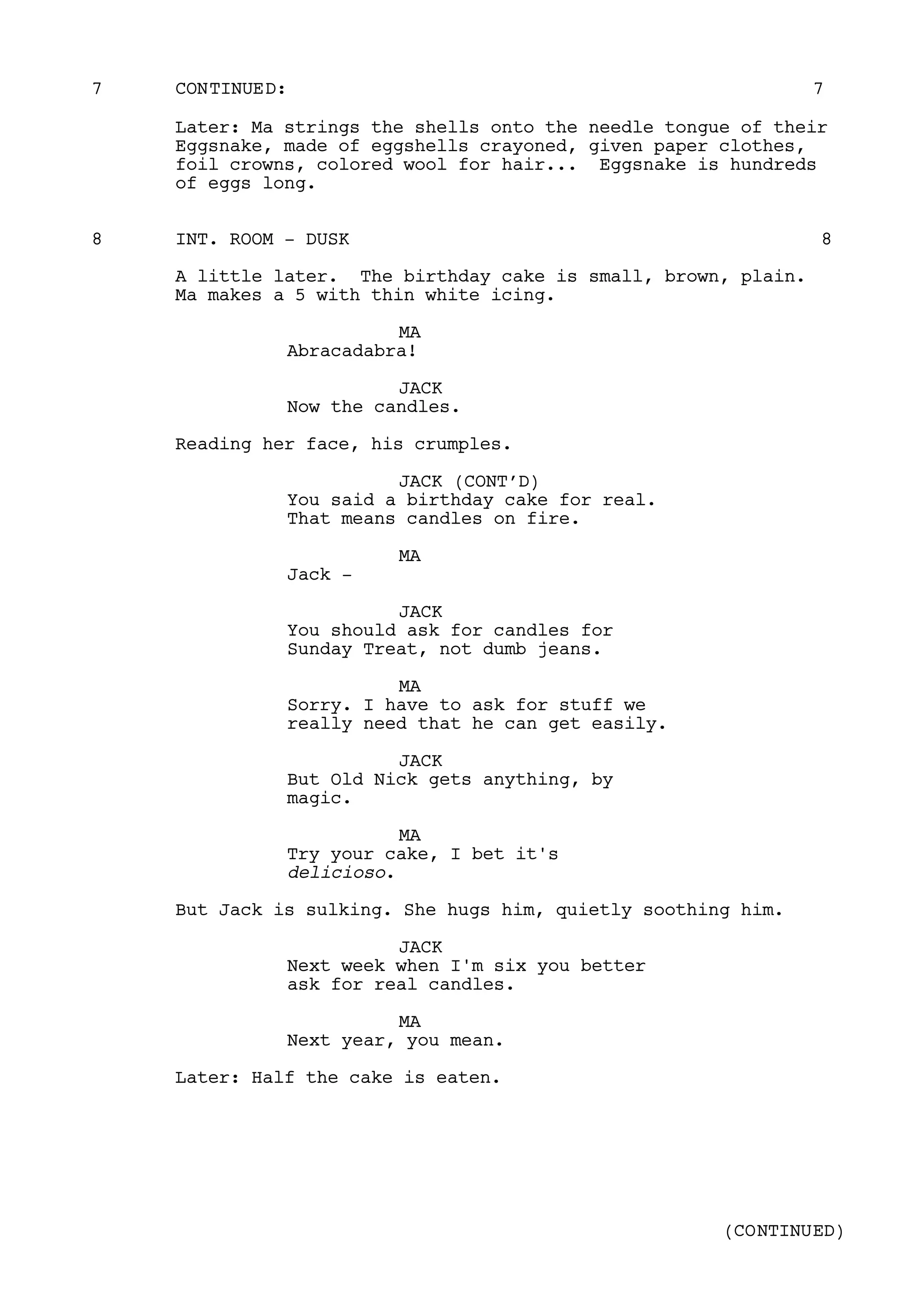 Original Room Script | PDF