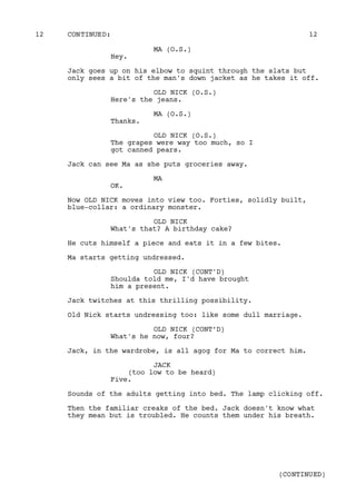Original Room Script | PDF