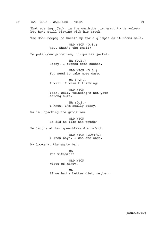 Original Room Script | PDF