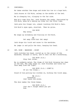 Original Room Script | PDF