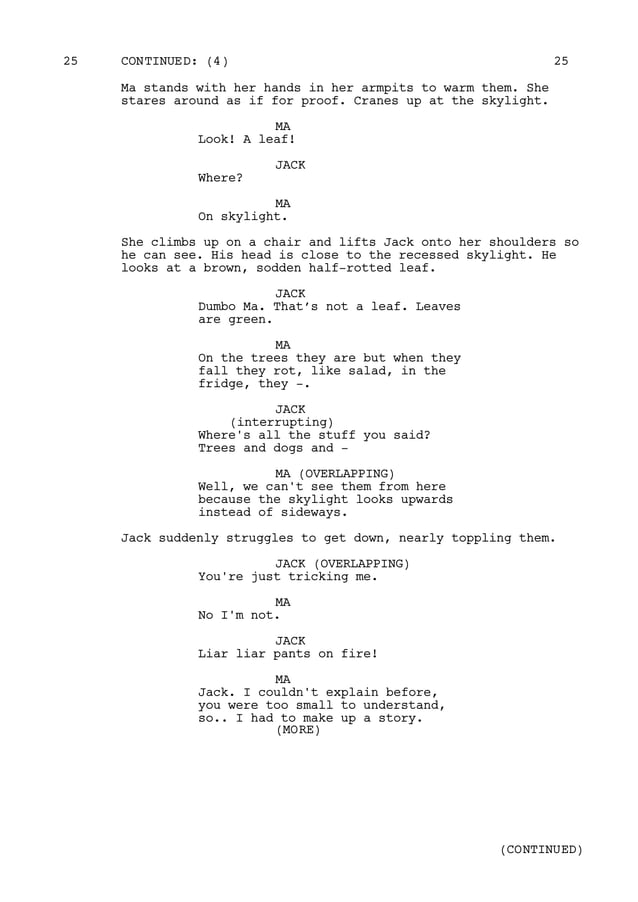 Original Room Script | PDF