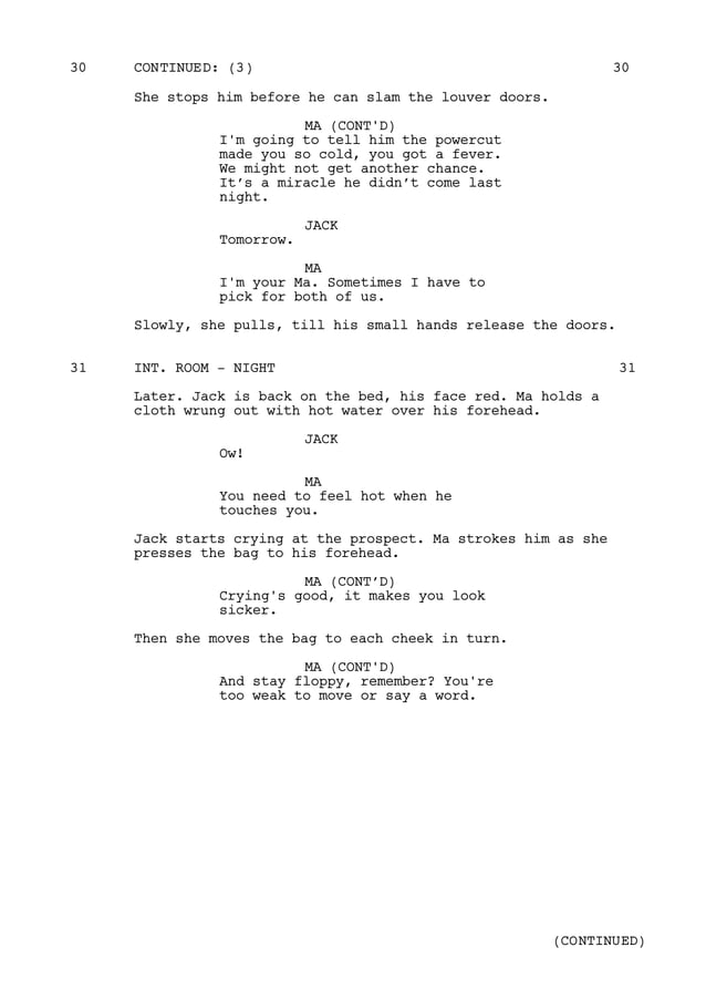 Original Room Script | PDF
