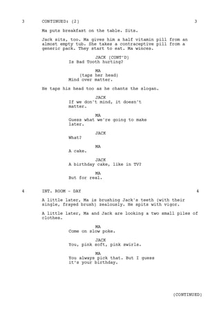 Original Room Script | PDF