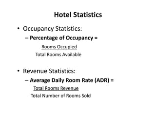 ROOMS DIV. MGMT - OCCUPANCY PERCENTAGES.ppt