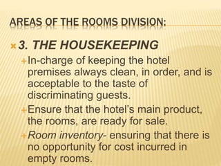 Rooms division | PPTX