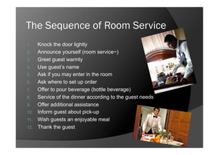 Room service | PDF