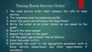 Room service | PPTX