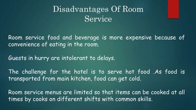 Room service | PPTX