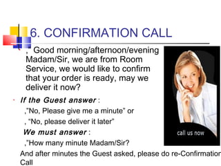 Sequence of Service Room Service | PPT