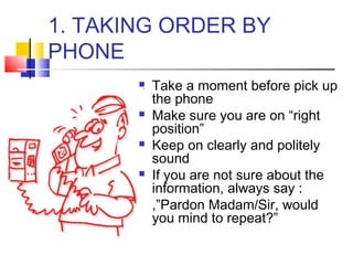Sequence of Service Room Service | PPT