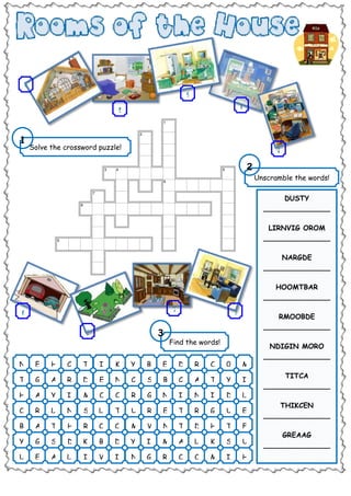 Rooms of the house editable | PDF