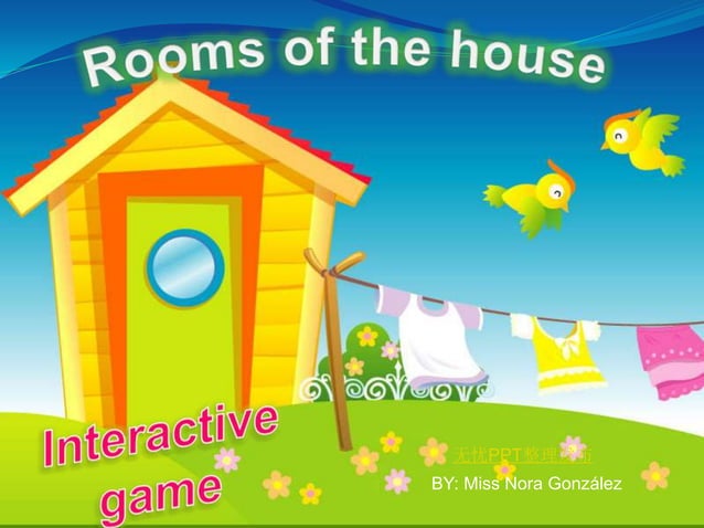 Rooms of the house interactive game | PPT