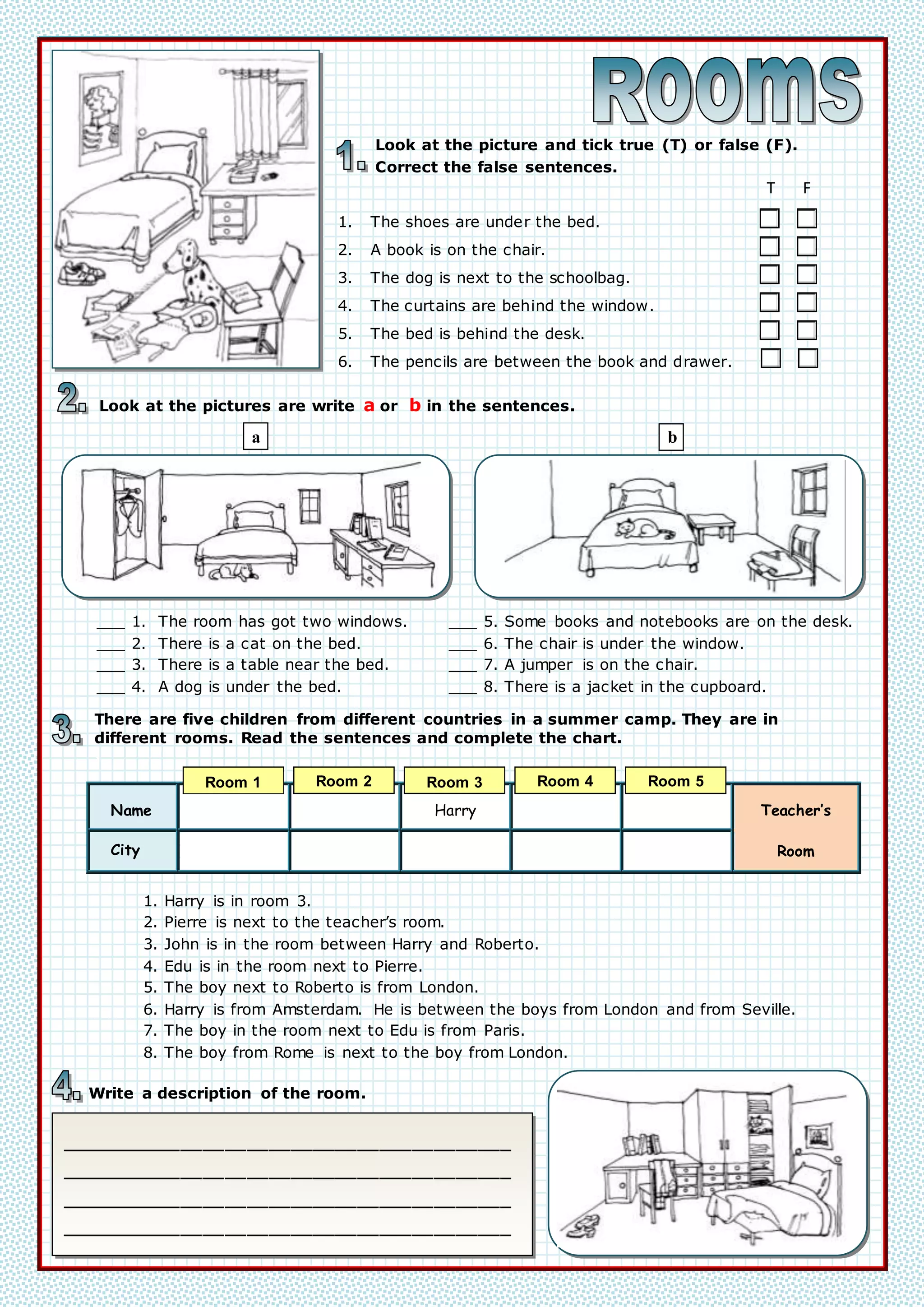 Rooms prepositions | DOC