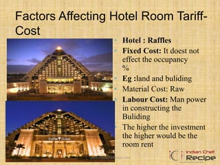ROOM TARIFF IN HOTEL | PPTX