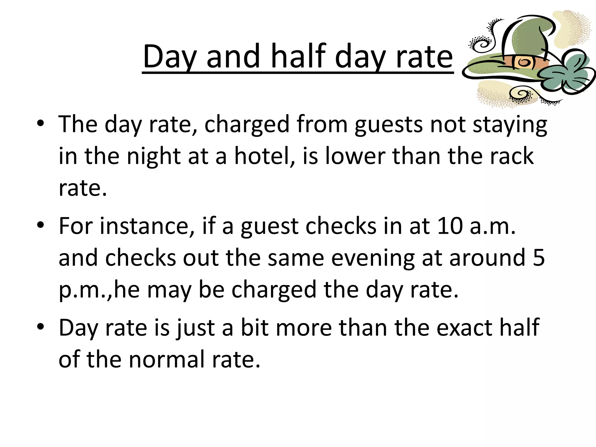 Room tariff in Hotels | PPTX