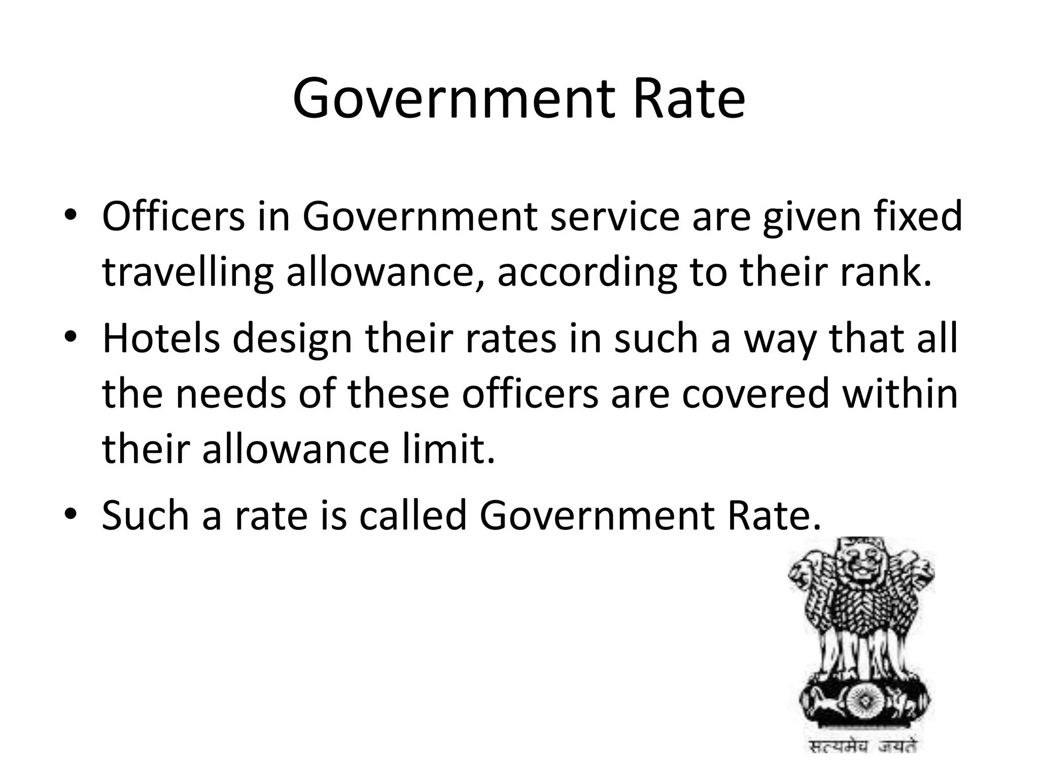 Room tariff in Hotels | PPTX