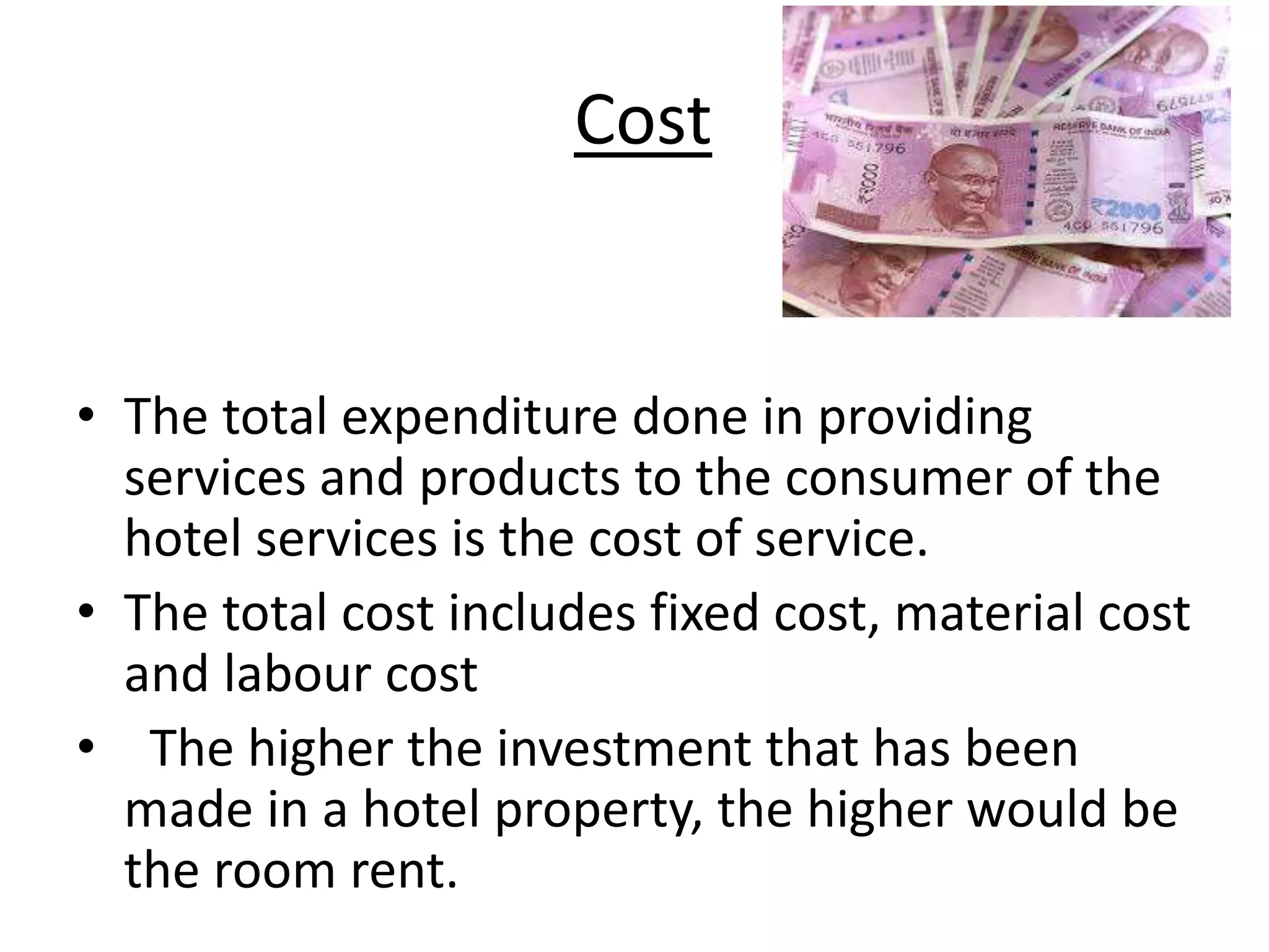 Room tariff in Hotels | PPTX