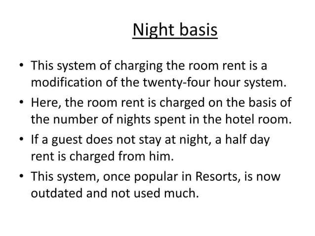 Room tariff in Hotels | PPTX | Hospitality Industry | Industries
