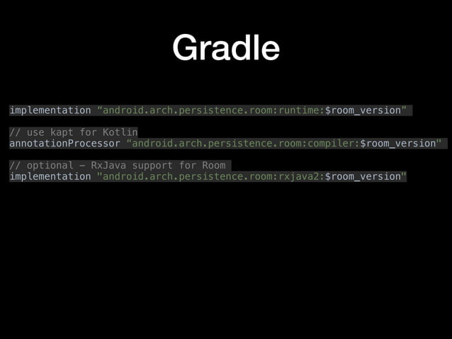Room With Testing And Rxjava Ppt