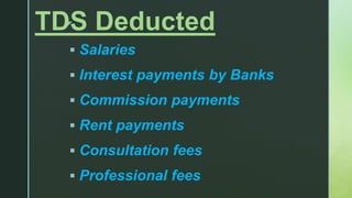 TDS – overview and applicability to different sectors | PPTX