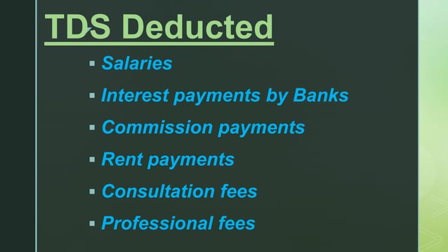 TDS – overview and applicability to different sectors | PPT