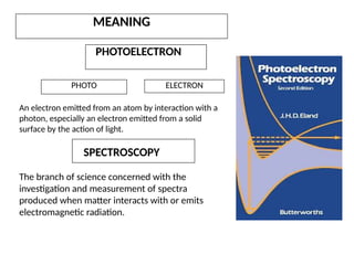 Roopal Goel- Photoelectron Spectroscopy.pptx