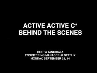 Cassandra Summit 2014: Active-Active Cassandra Behind the Scenes | PDF | Cloud Computing | Internet