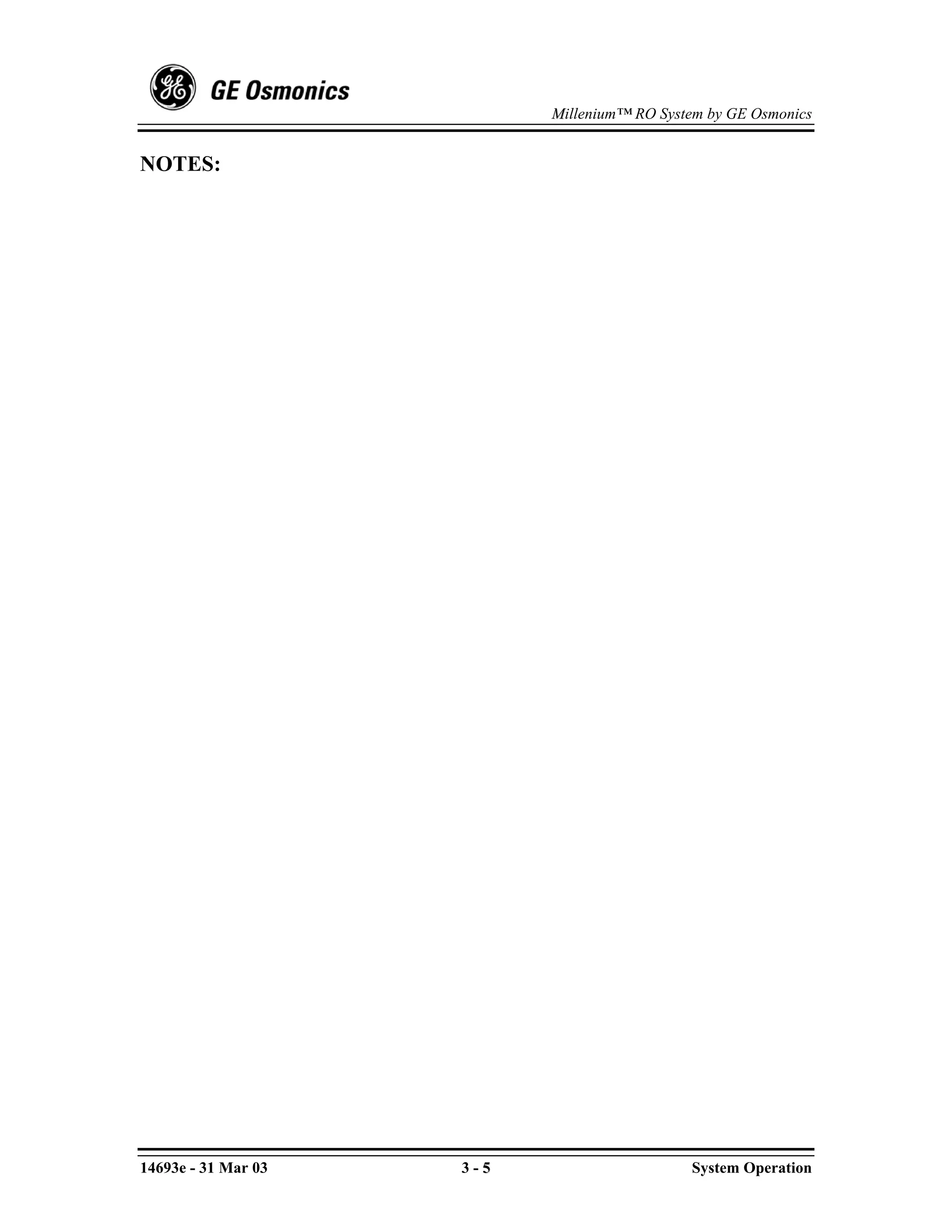 Ro Operation And Maintenance Manual | PDF