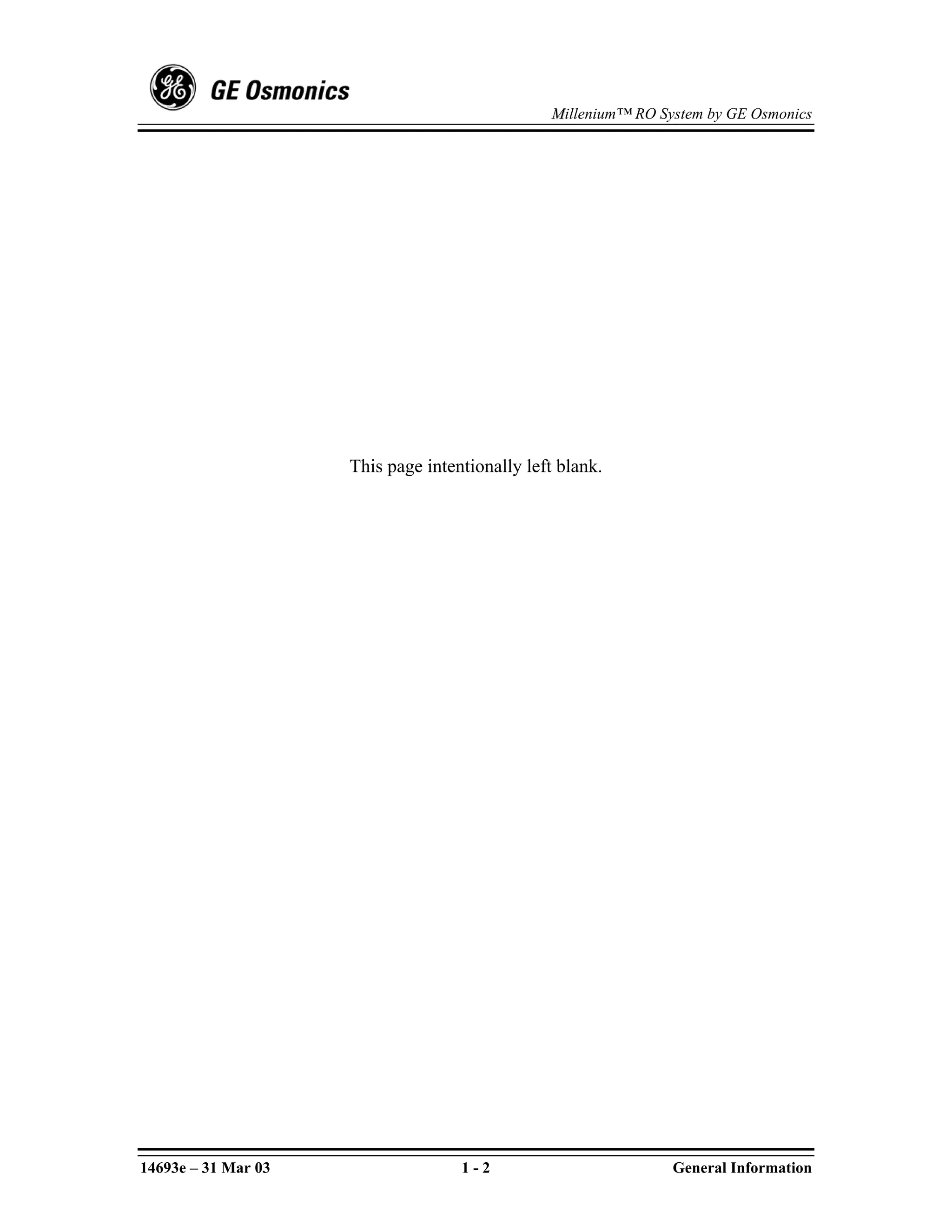 Ro Operation And Maintenance Manual | PDF