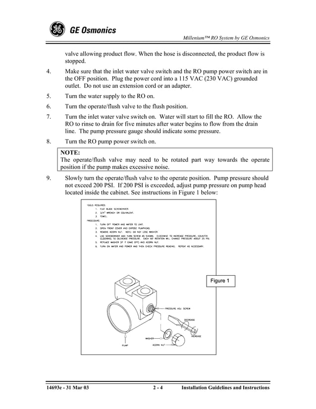 Ro Operation And Maintenance Manual | PDF | First Aid | Injuries