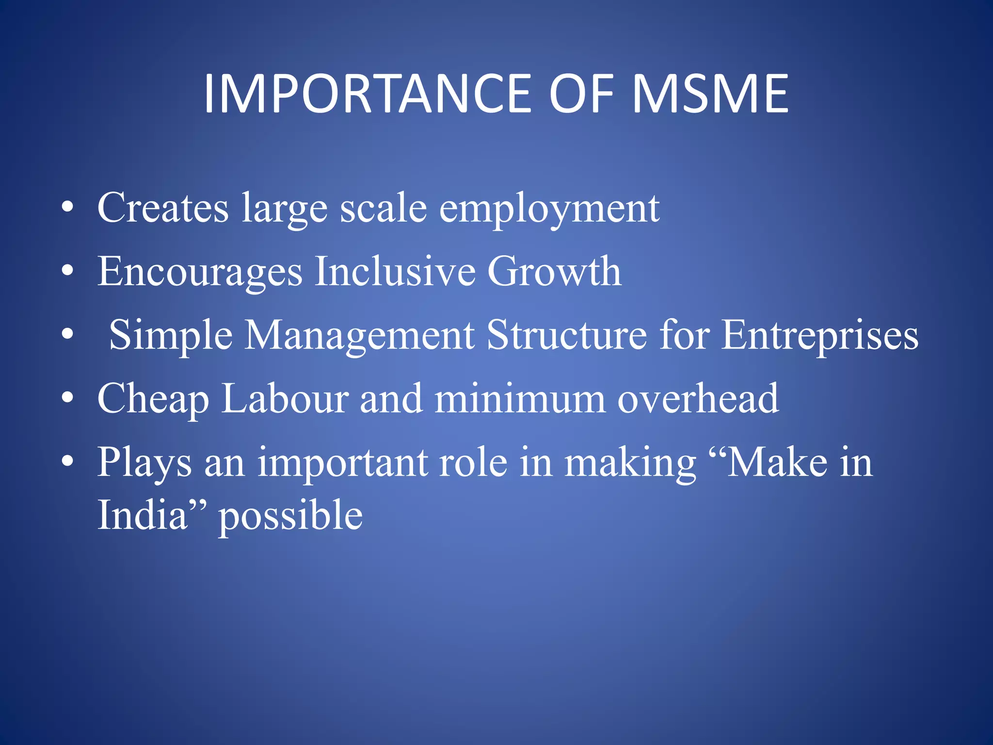 PPT on MSME | PPTX